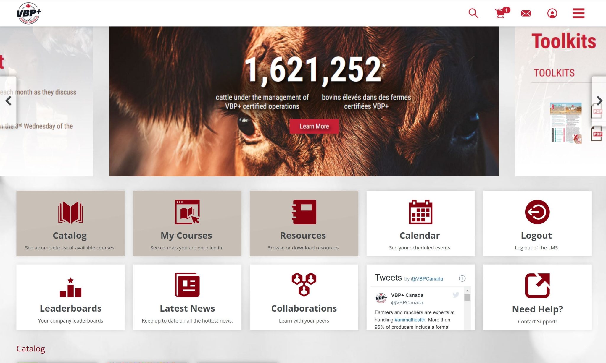 Explore the brand new Canadian Cattle Learning Centre - Verified Beef Production Plus